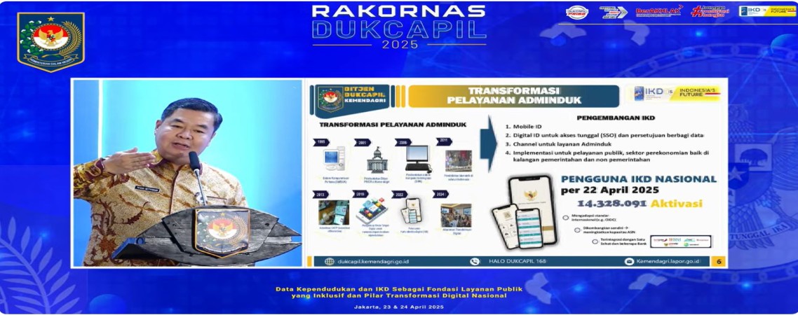 Dinas Dukcapil Ikuti Rakornas Kependudukan dan Pencatatan Sipil: Dorong Pemanfaatan Data dan ...